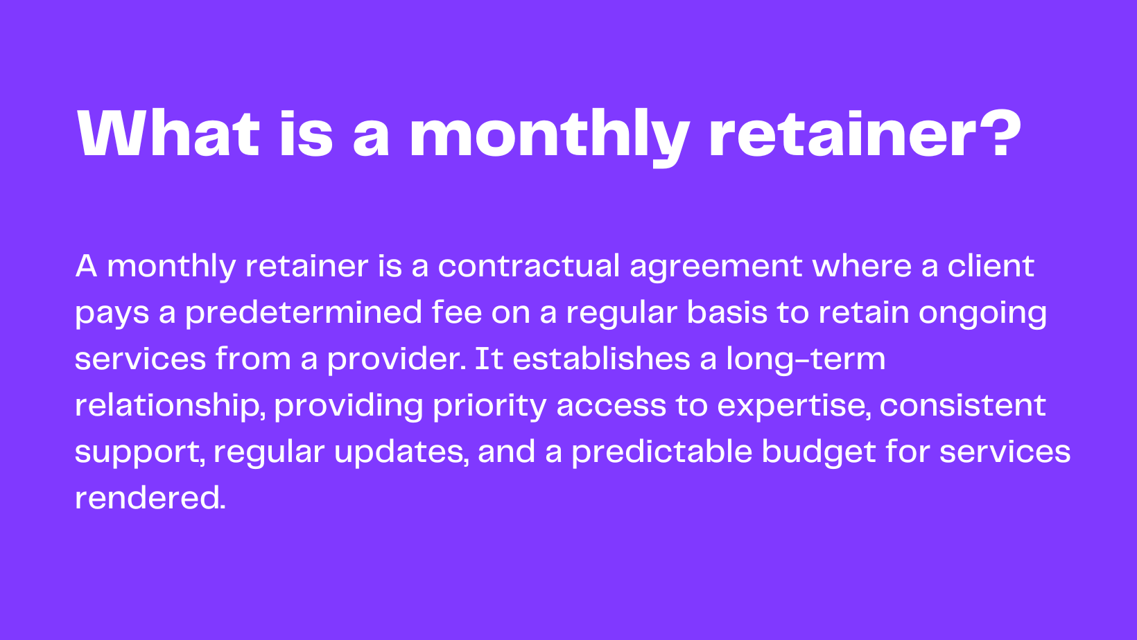 Monthly Retainer Agreements: Everything You Need to Know