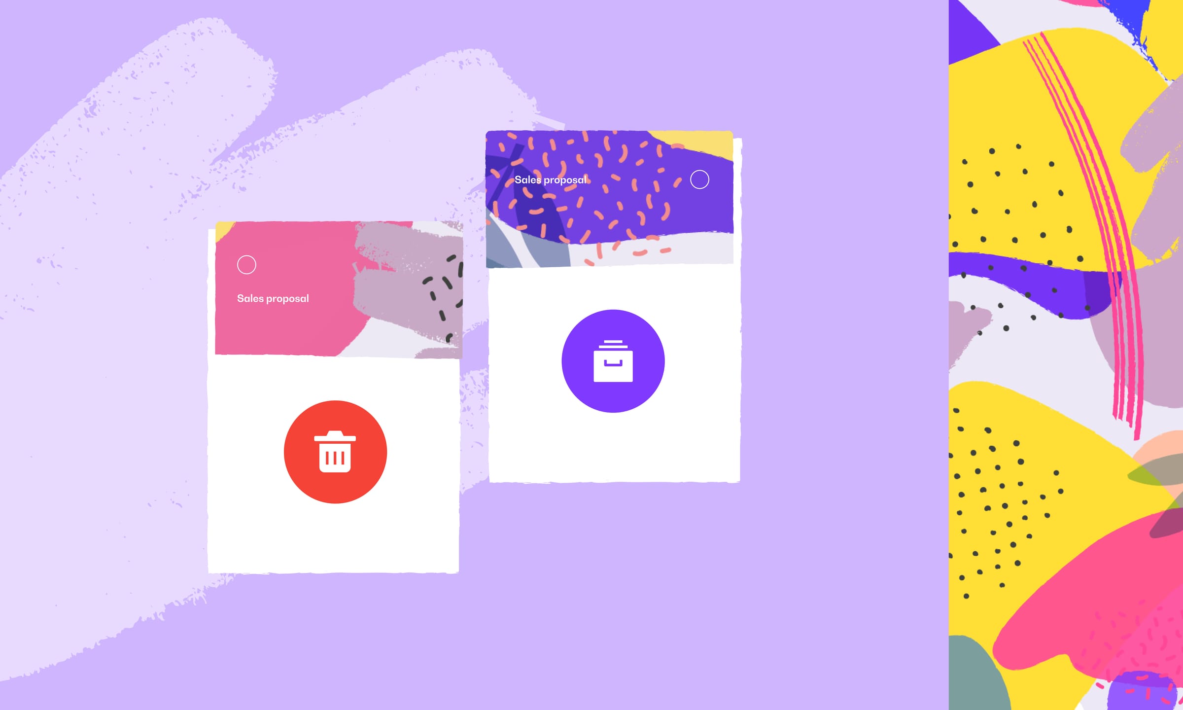 Difference between delete & archive proposal